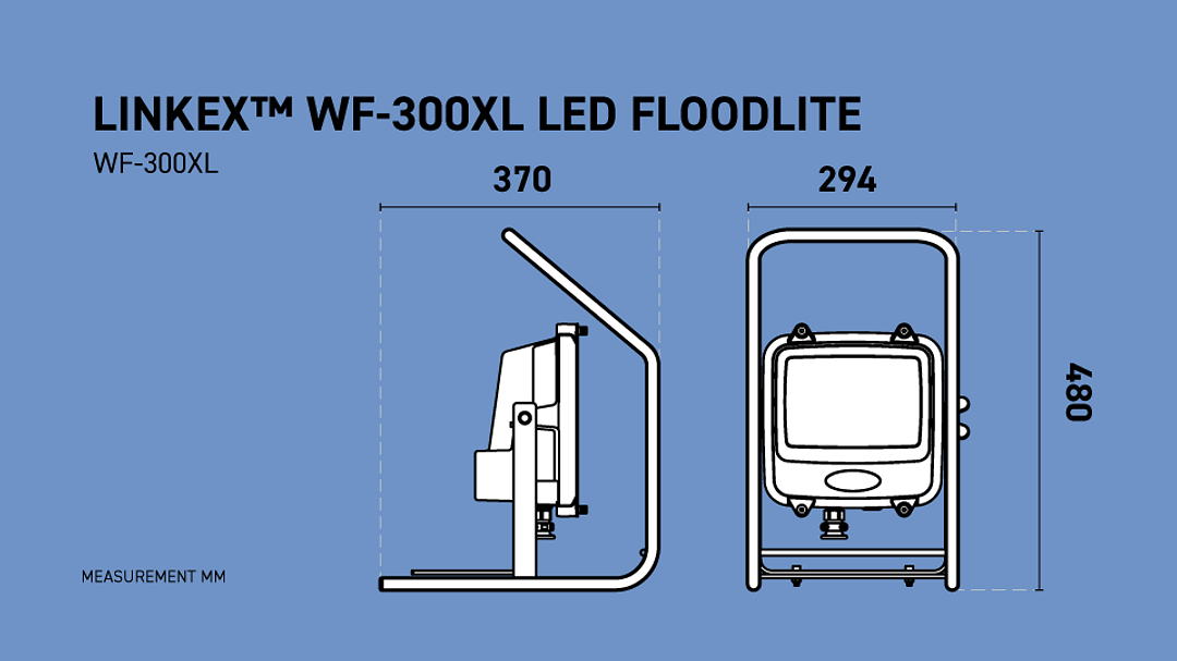 LINKEX™ WF-300XL LED FLOODLITE | Wolf Safety